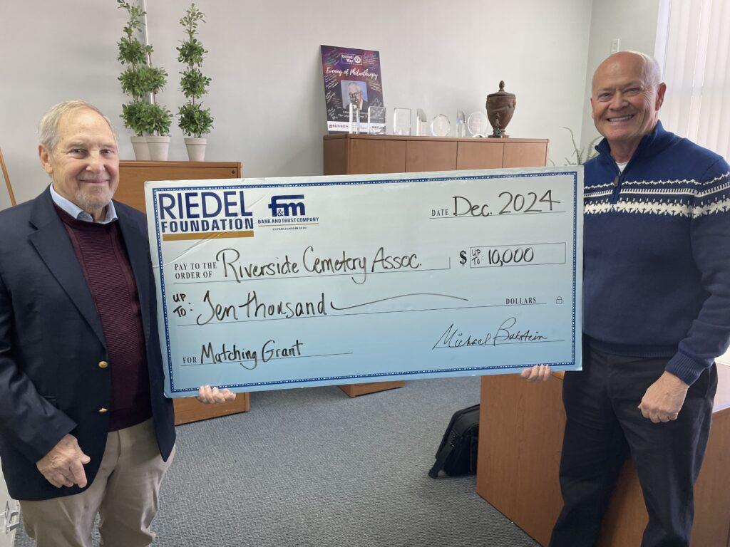 Riedel Foundation Grant to Help Restore Access to Cemetery Where ...